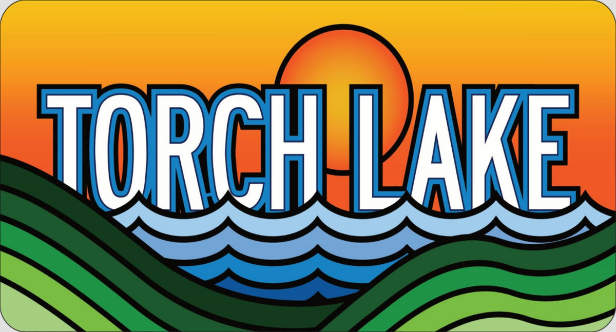 Torch Lake License Plate – Nifty Things Traverse City
